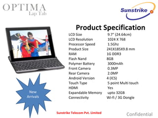 Optima smart phone , Tablets & Power Bank product | PPT