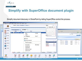 Optimila sharepoint superoffice integration | PPT