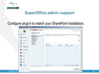 Optimila sharepoint superoffice integration | PPT