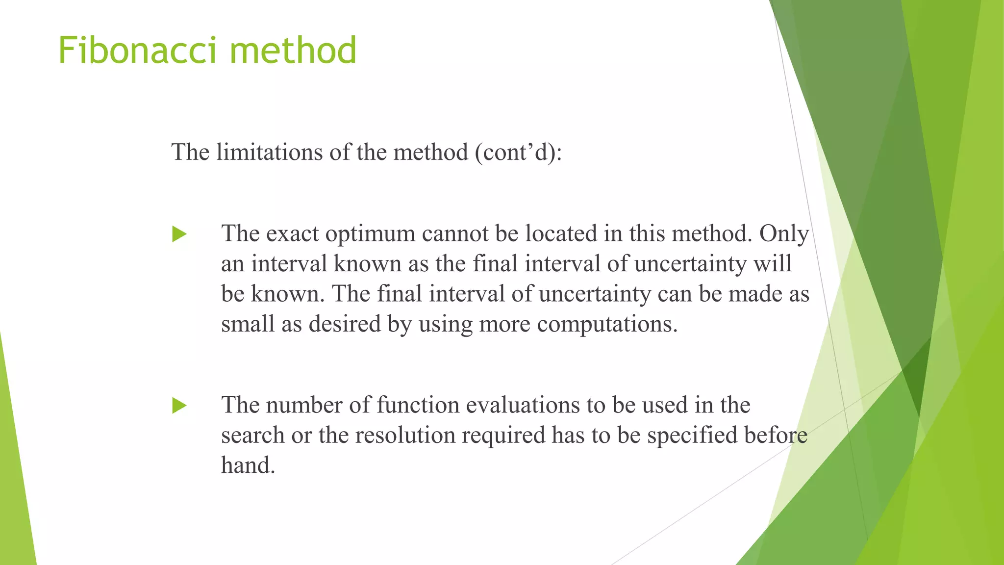 Optimisation in engineering design | PPTX
