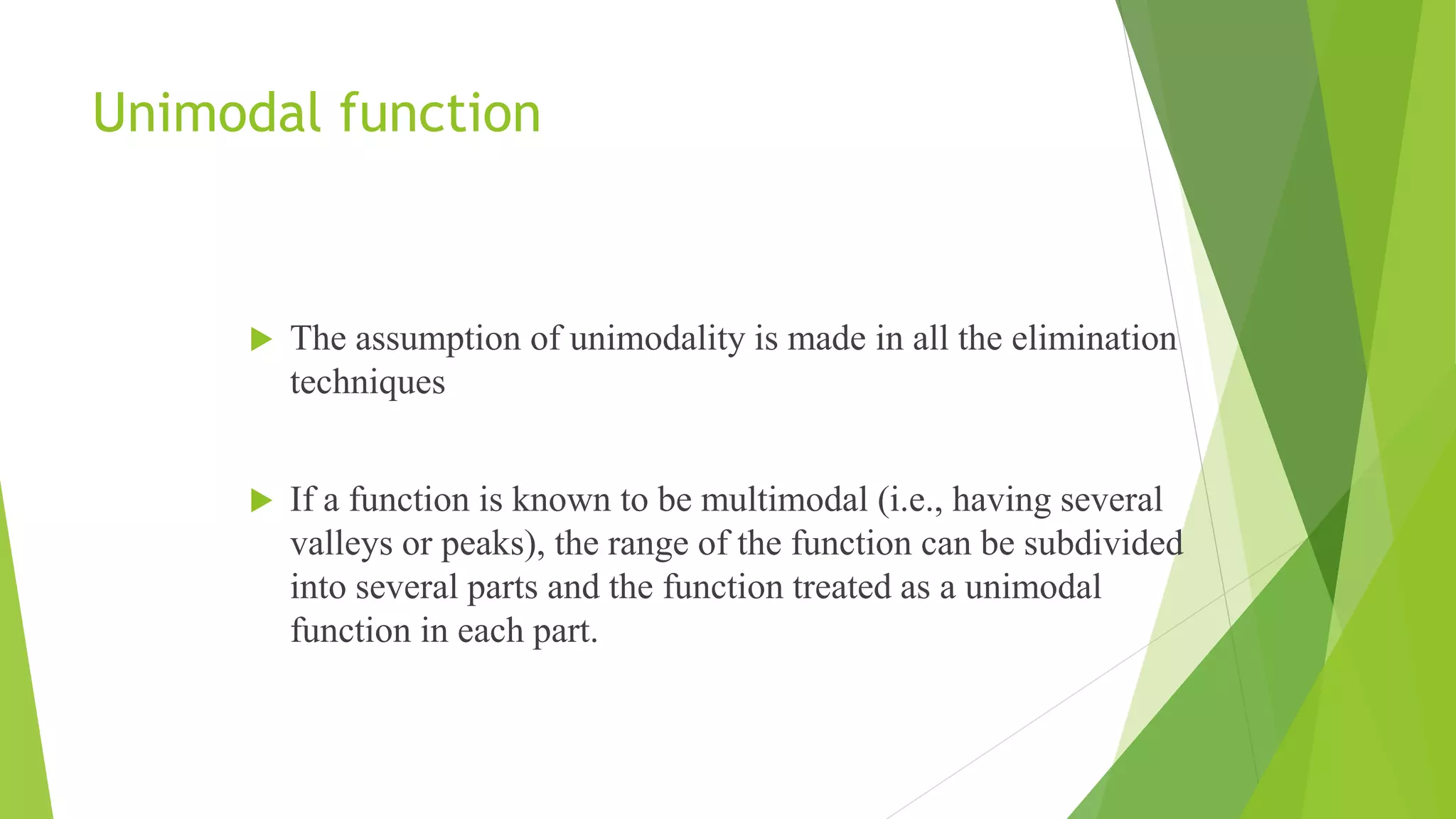 Optimisation in engineering design | PPTX