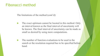Optimisation in engineering design | PPTX