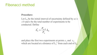 Optimisation in engineering design | PPTX