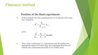 Optimisation in engineering design | PPTX
