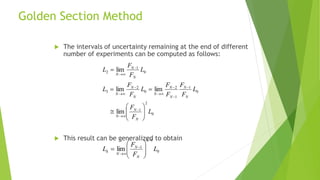 Optimisation in engineering design | PPTX