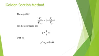 Optimisation in engineering design | PPTX