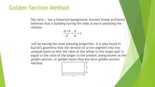 Optimisation in engineering design | PPTX