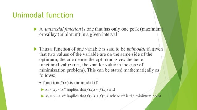 Optimisation in engineering design | PPTX