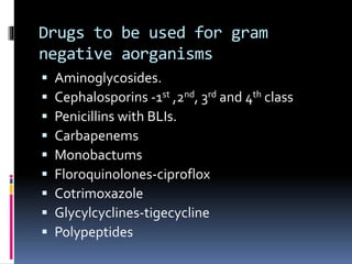Optimisation of antibiotics | PPTX
