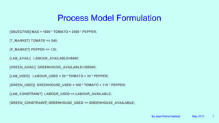 Optimisation of a process toward a strategic objective | PPT