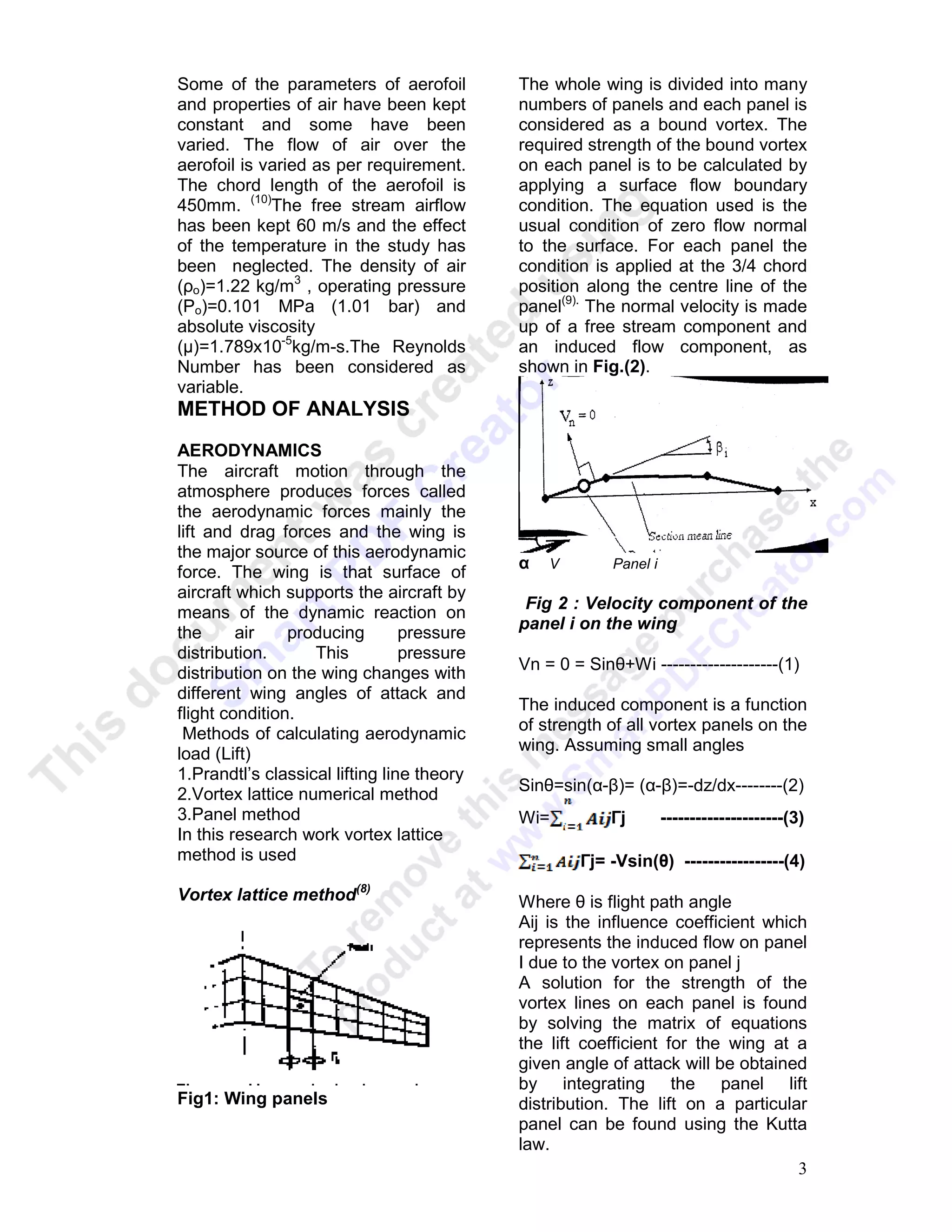 Optimisation of the design of uav wing j.alexander, Prakash, BSM ...