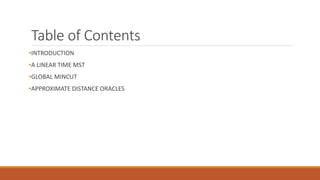 Optimisation random graph presentation | PPT