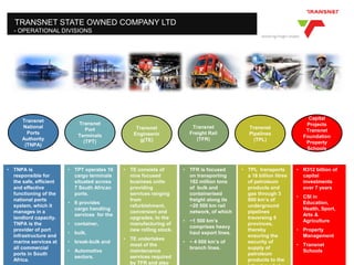 Optimisation vs. Automation in South African Ports | PDF