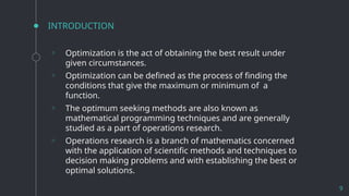 Optimisation Technique_Introduction.pptx