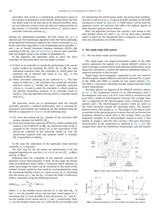 Optimized sensor selection for control and fault tolerance of electromagnetic suspension systems ...