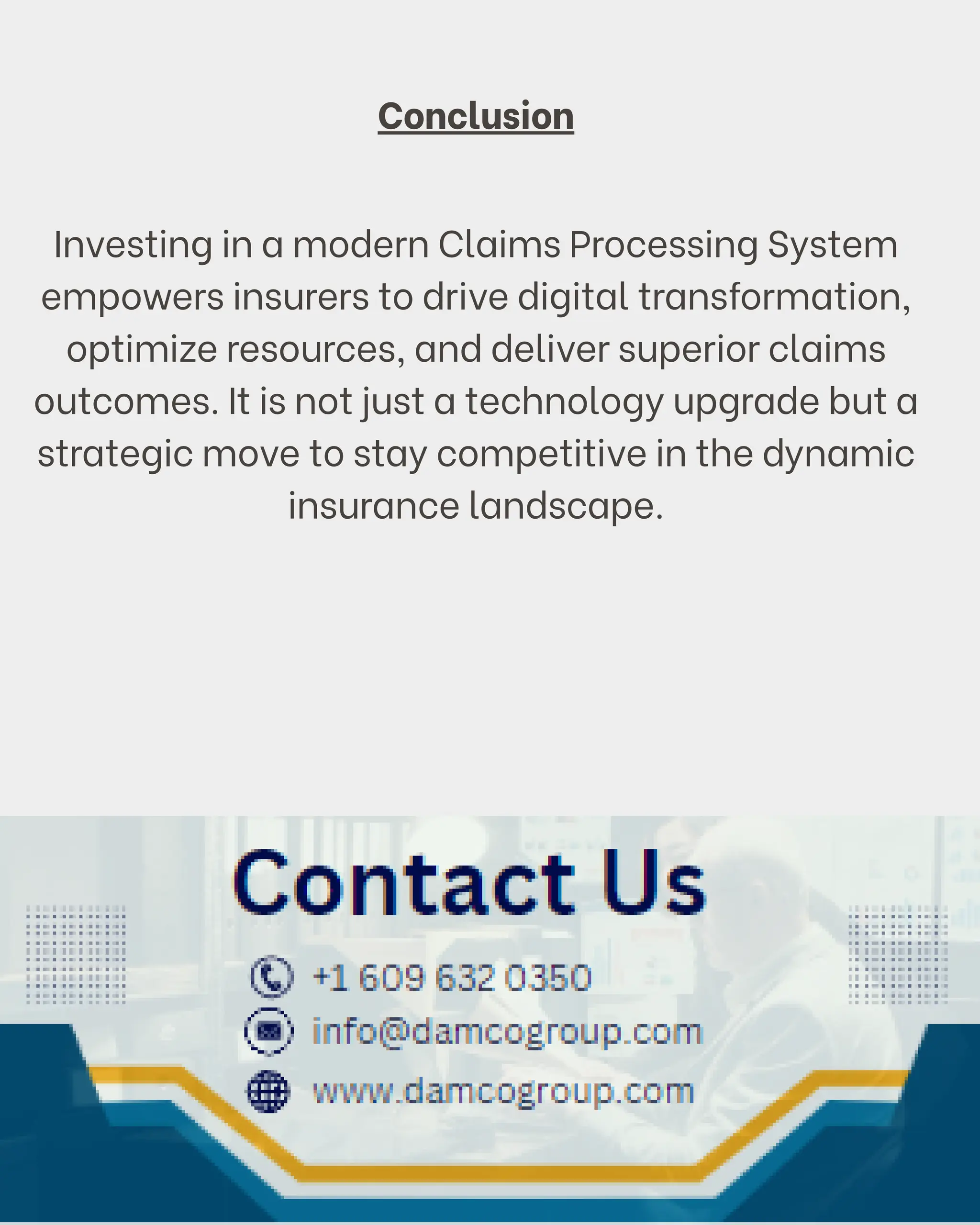 Optimising Claims Management with Claims Processing Systems | PDF