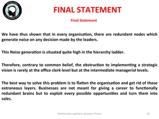 Optimising decision making | PDF