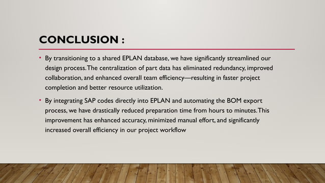 Optimising Electrical Design with Eplan PPT..pptx