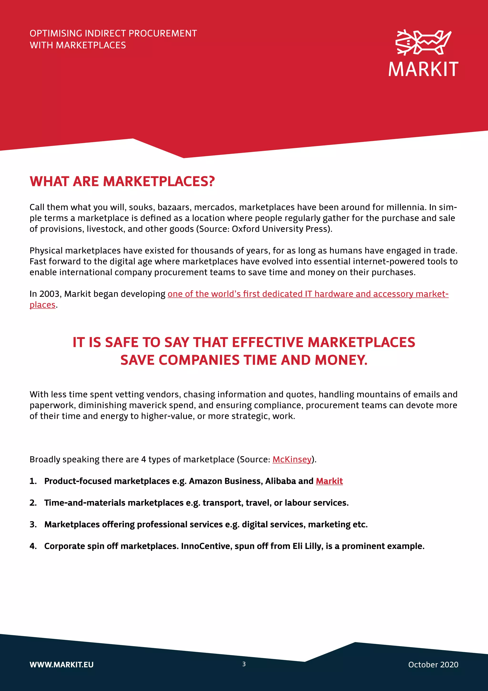 Optimising Indirect Procurement With Marketplaces | PDF