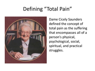 Optimising pain management by esther munyoro | PPTX