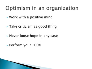 Optimism | PPTX
