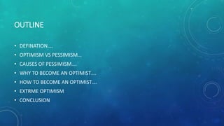 Optimism | PPT