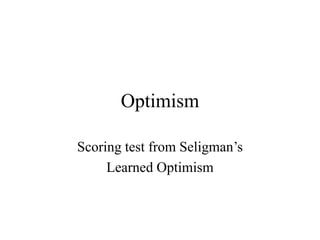 optimism.ppt