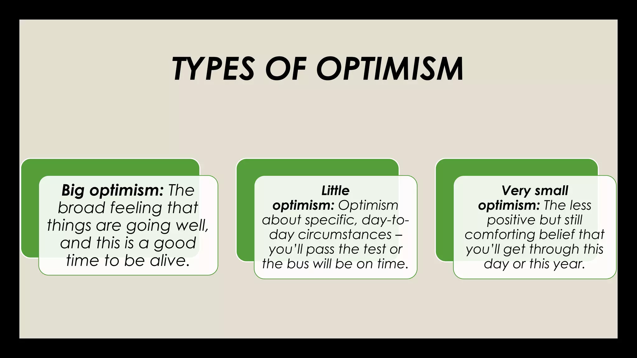 Optimism | PDF