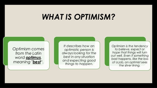 Optimism
