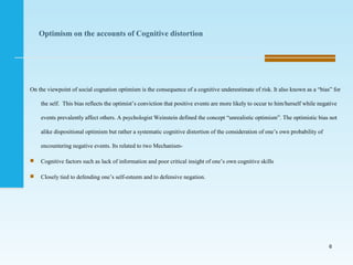 Optimism and health presentation | PPT