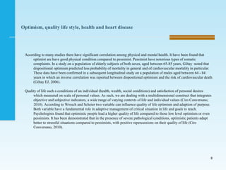 Optimism and health presentation | PPT