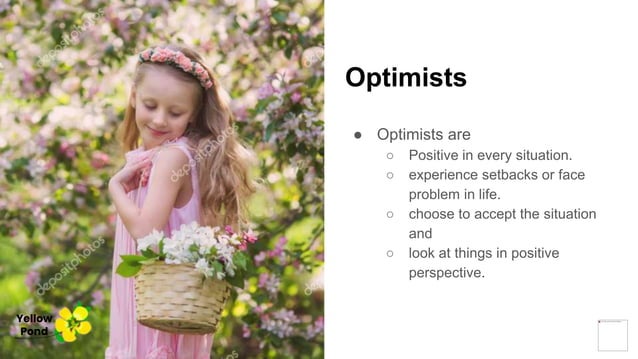 Optimism characteristics and components | PPTX