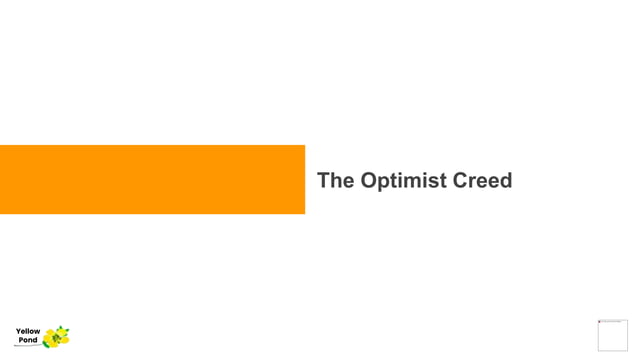 Optimism strategies | PPT