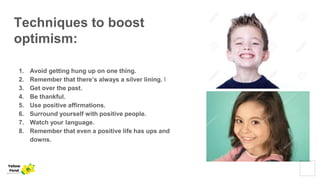 Optimism strategies | PPT