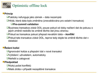 Optimistic/Pessimistic Offline Lock | PPT