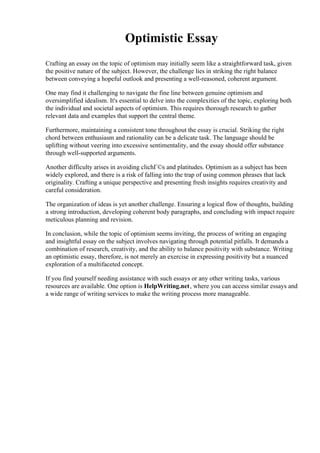 Optimistic Essay.pdf