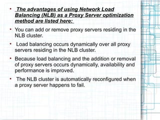 Optimizing proxy | PPT