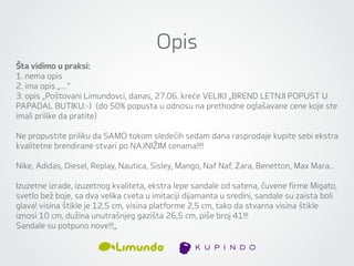 Optimizacija opisa i naslova predmeta | PDF