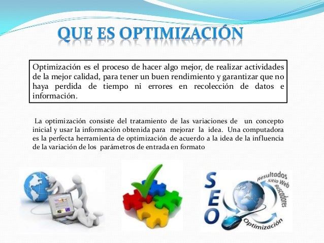 Optimizacion