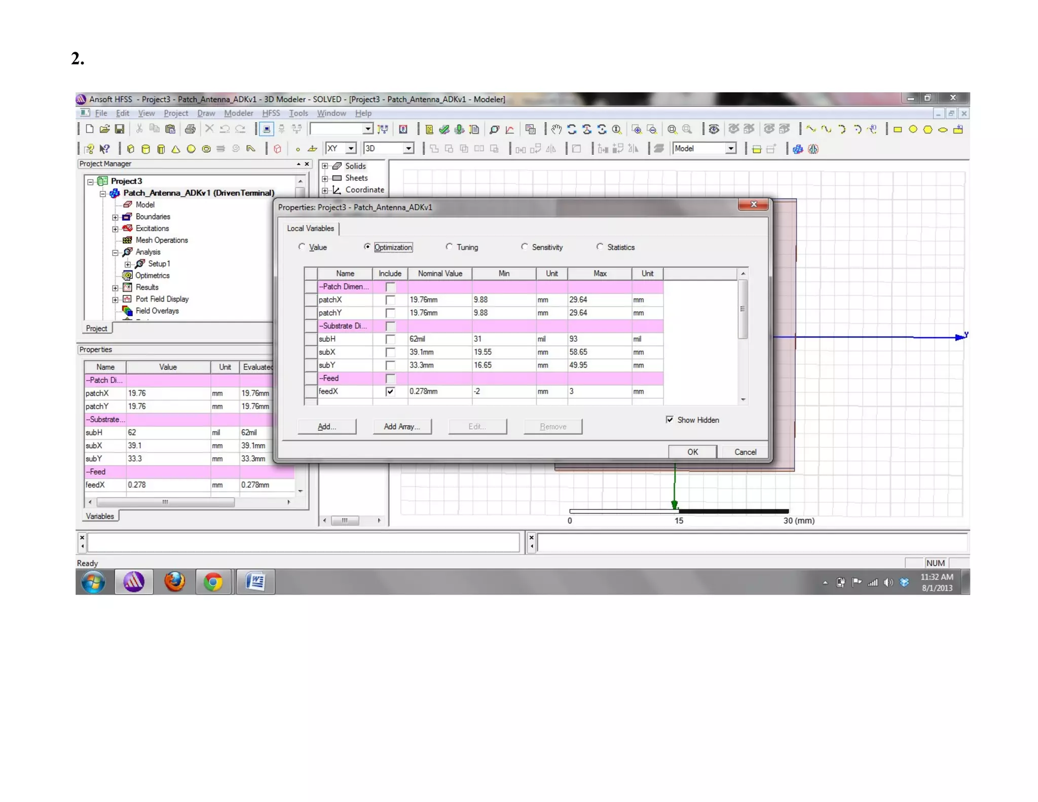 Optimization in HFSS | DOC