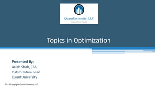 Optimization | PDF