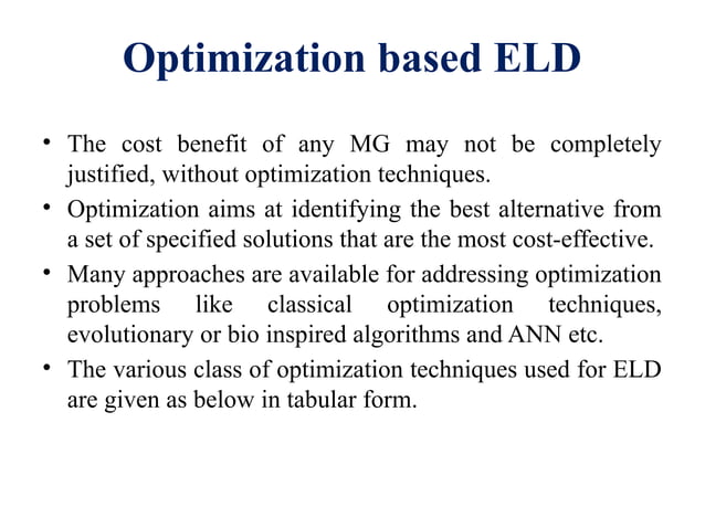 Static and dynamic Economic load dispatch | PPTX