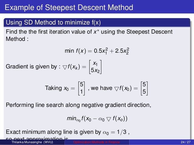 Optimization Methods in Finance
