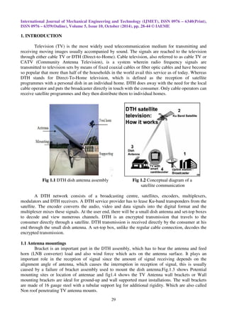 Optimization and analysis failure mode effect and finite element of a common dth dish antenna ...