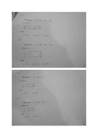 Optimization assignment 1 | DOCX