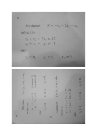 Optimization assignment 3 | PDF