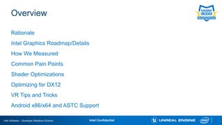 Optimization Deep Dive: Unreal Engine 4 on Intel | PPTX