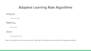 Optimization in deep learning | PPTX