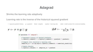 Optimization in deep learning | PPTX
