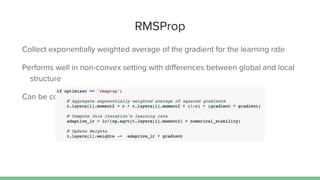 Optimization in deep learning | PPTX